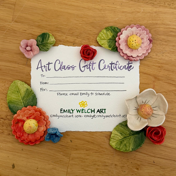 Pottery Class Gift Certificate - Magnolia Creative Co.