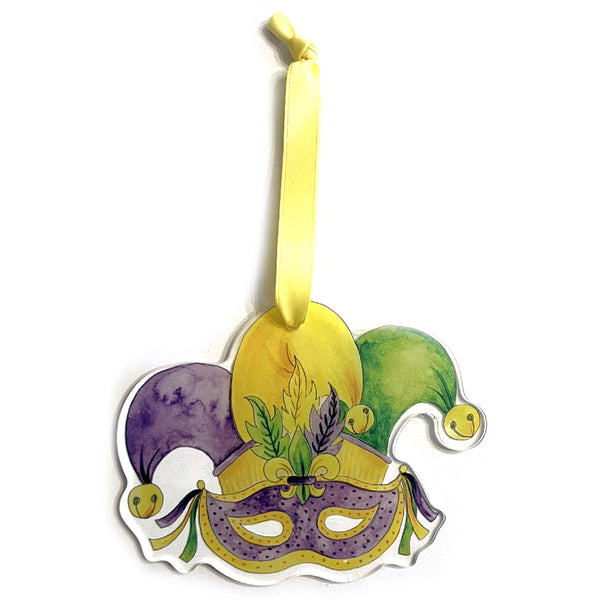Mardi Gras Jester Ornament - Magnolia Creative Co.