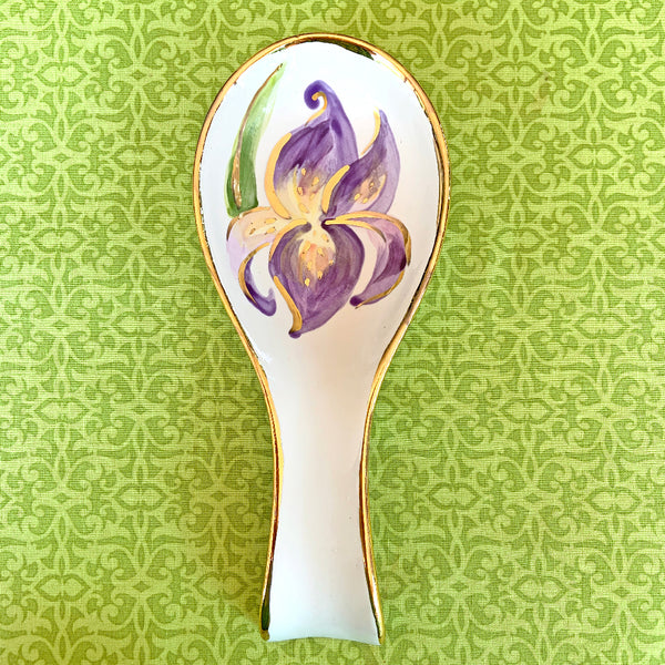 Iris Spoon Rest - Magnolia Creative Co.