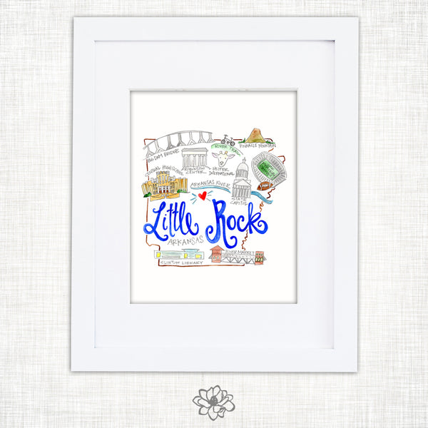 Little Rock Art Print - Magnolia Creative Co.