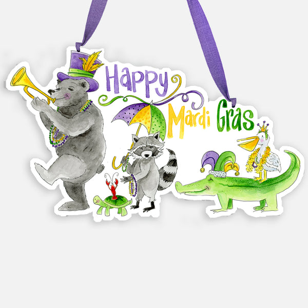 Mardi Gras Parade Door Hanger - Magnolia Creative Co.