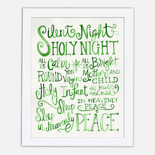 Silent Night Art Print - Magnolia Creative Co.